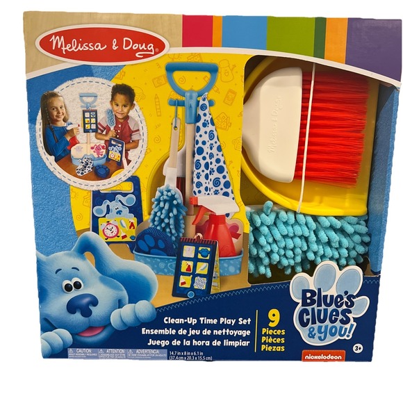 Melissa & Doug | Toys | Melissa Doug Blues Clues Clean Up Time Play Set ...